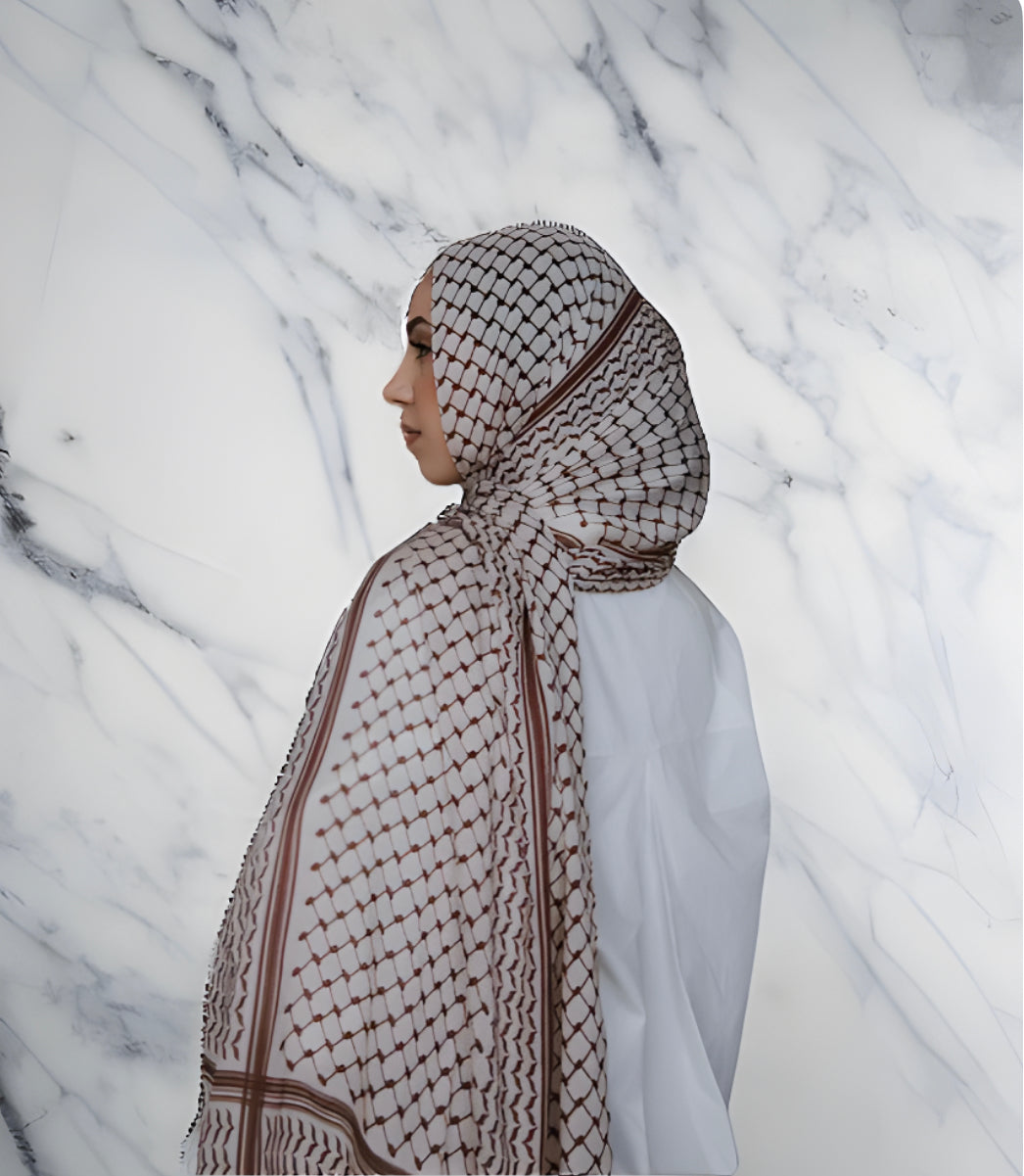 Palestinian kufya hijab – ABAYATMUNA